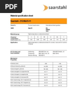 MATERIAL - S235JR (1.0038) - Datasheet | PDF | Steel | Structural Steel