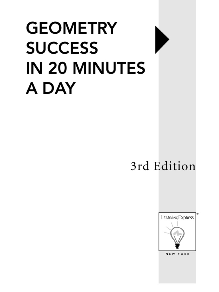 Geometry Success in 20 Minutes A Day | PDF | Triangle | Trigonometric ...