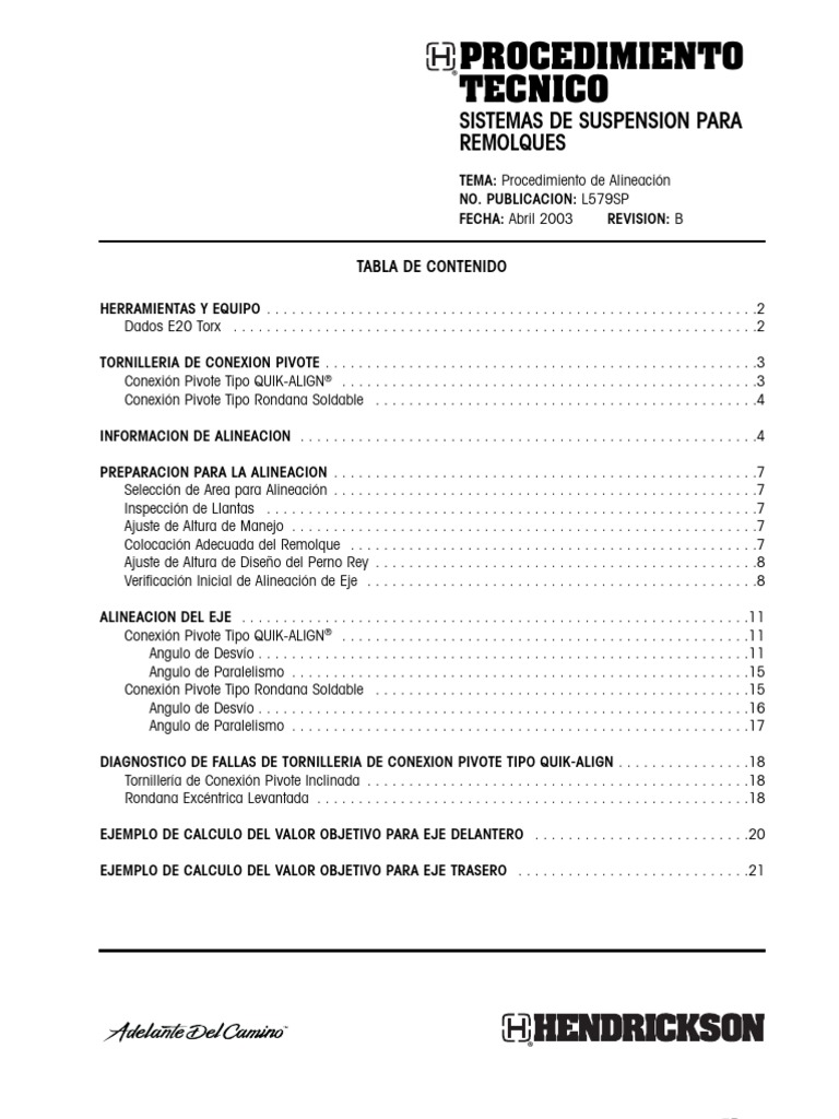 Alineacion Suspension Intraax | PDF | Eje | Tornillo