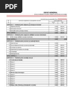 Deviz Lucrari Constructii | PDF