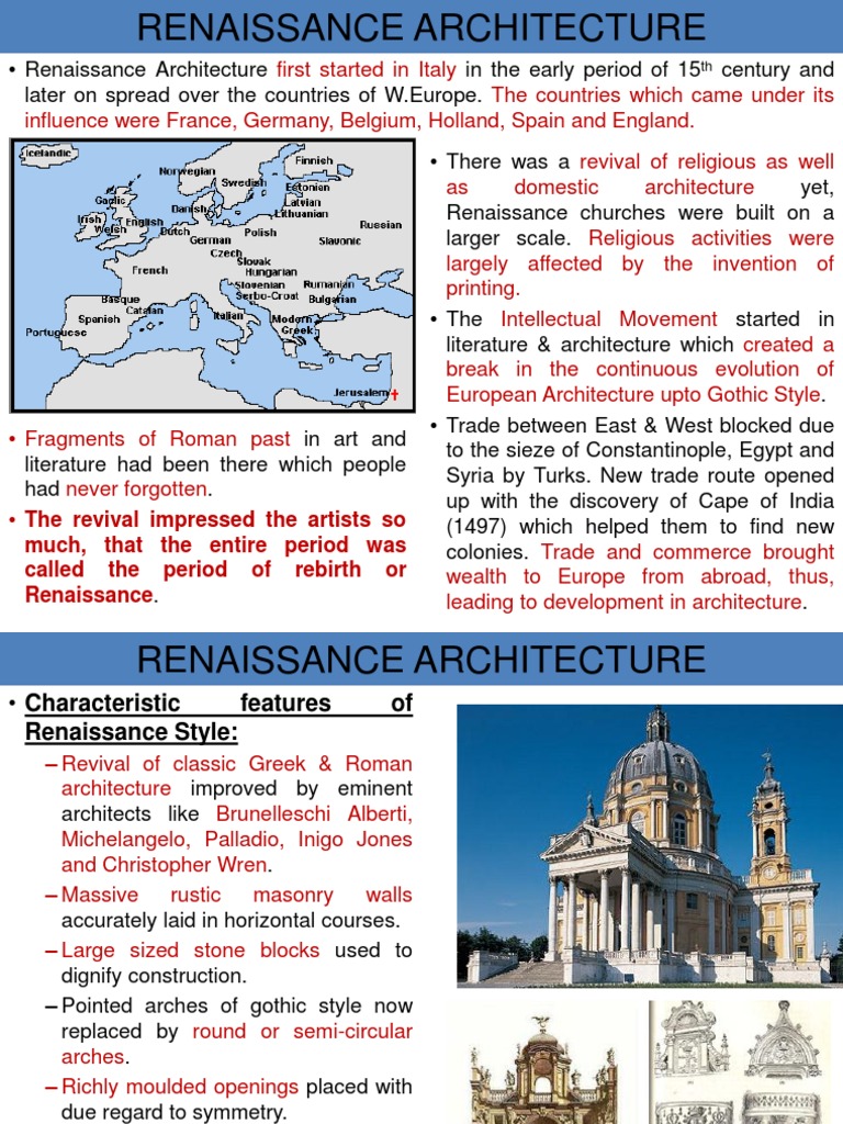 Renaissance Architecture | Download Free PDF | Column | European ...