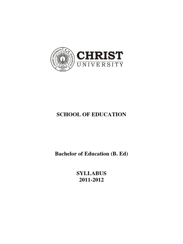 B.ed Syllabus | PDF | Educational Psychology | Social Science