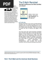 The E-Myth Revisited | PDF | Franchising | Entrepreneurship