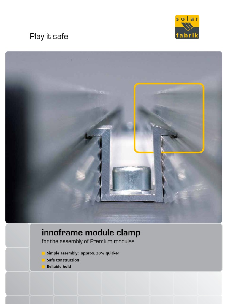 EN1210 Manual: Innoframe Clamp Guide | PDF