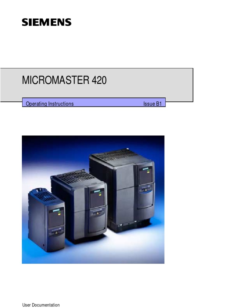 Micromaster 420 | PDF | Power Inverter | Power Supply