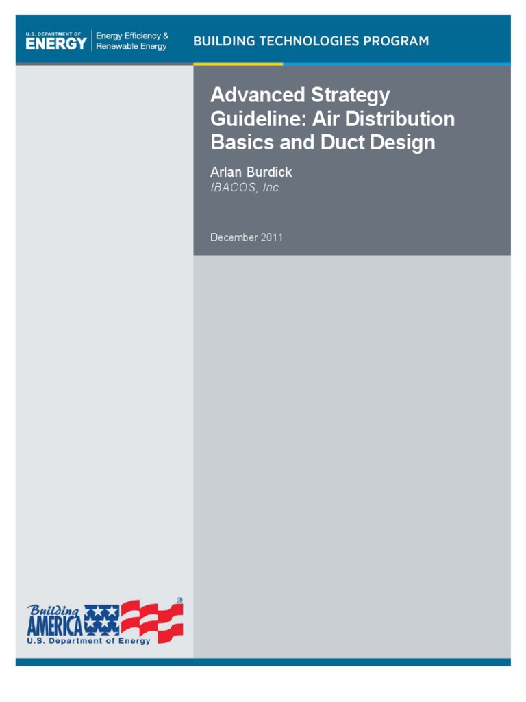 Air Distribution Basics and Duct Design | PDF | Technology & Engineering