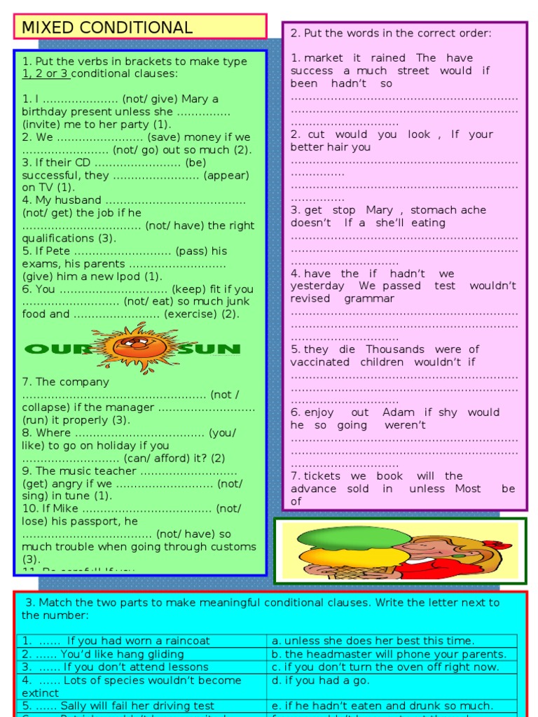Mixed Conditional Clauses | PDF