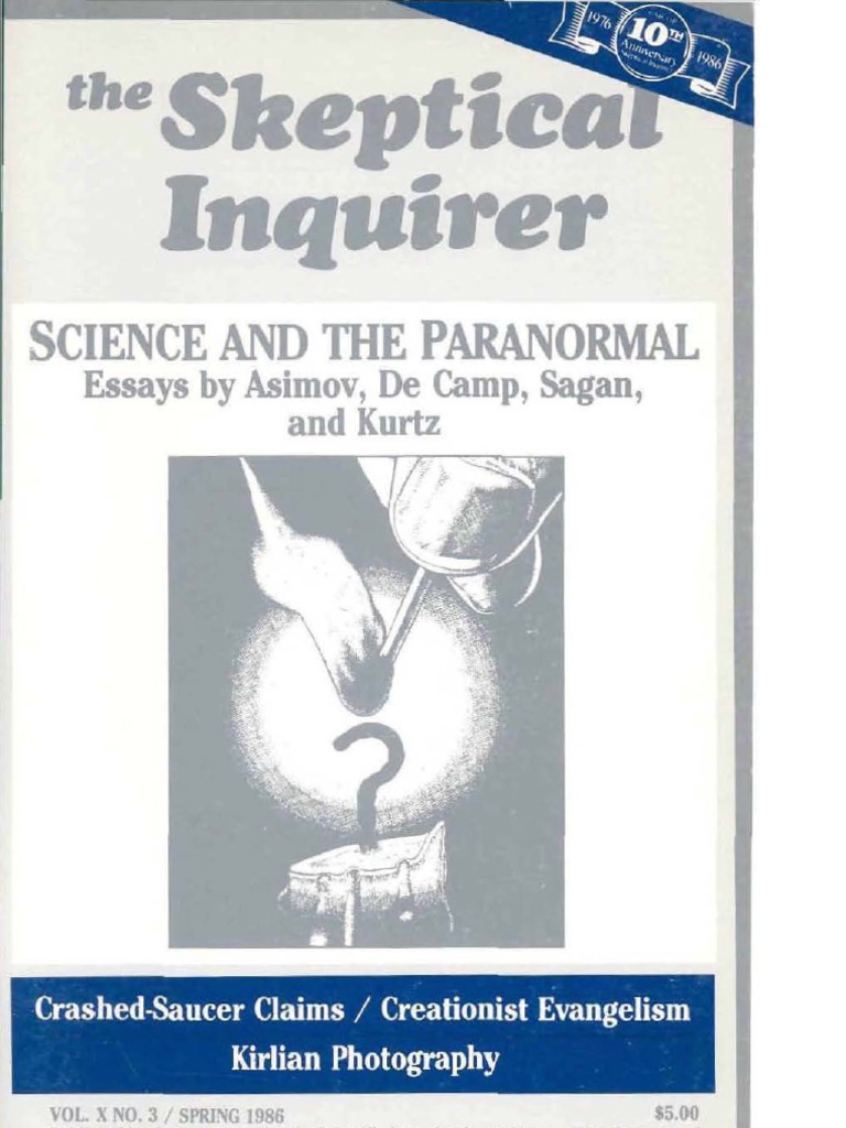 1986 Spring - Skeptical Inquirer - Robert Sheaffer | PDF | Unidentified ...