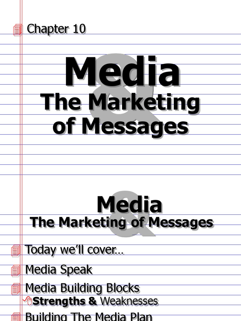 Media: The Marketing of Messages | PDF | Mass Media | Target Audience