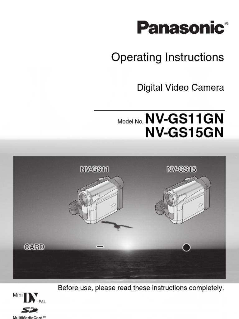 Panasonic NV GS15 | Download Free PDF | Zoom Lens | Camera