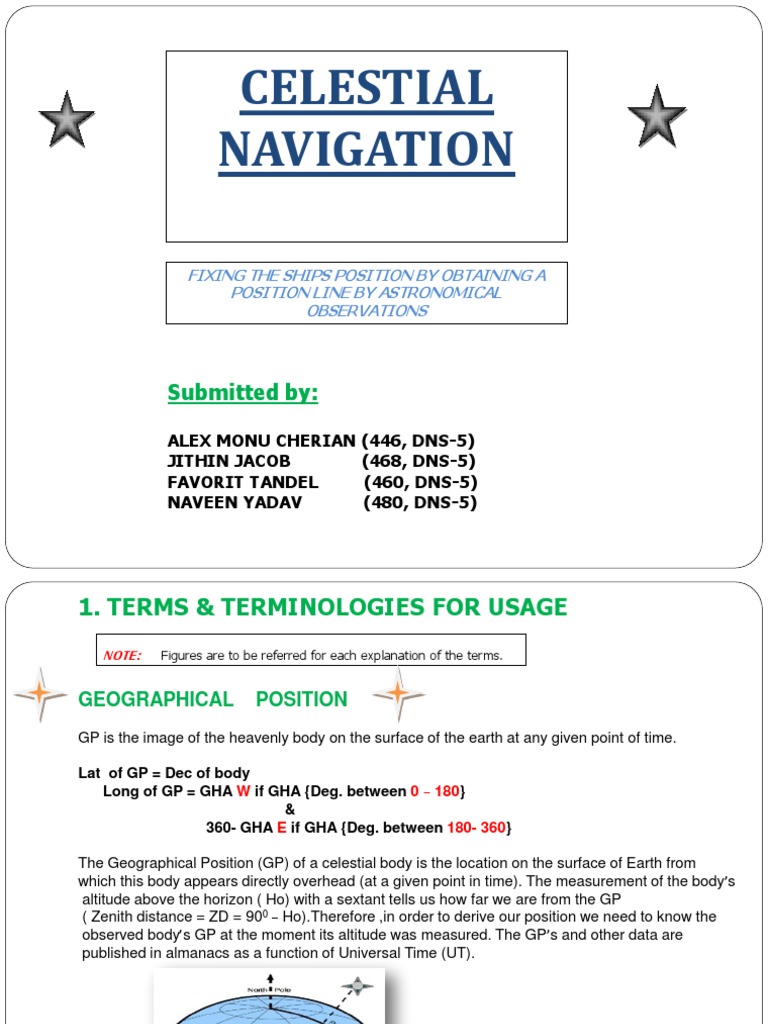Celestial Navigation | Download Free PDF | Navigation | Geography