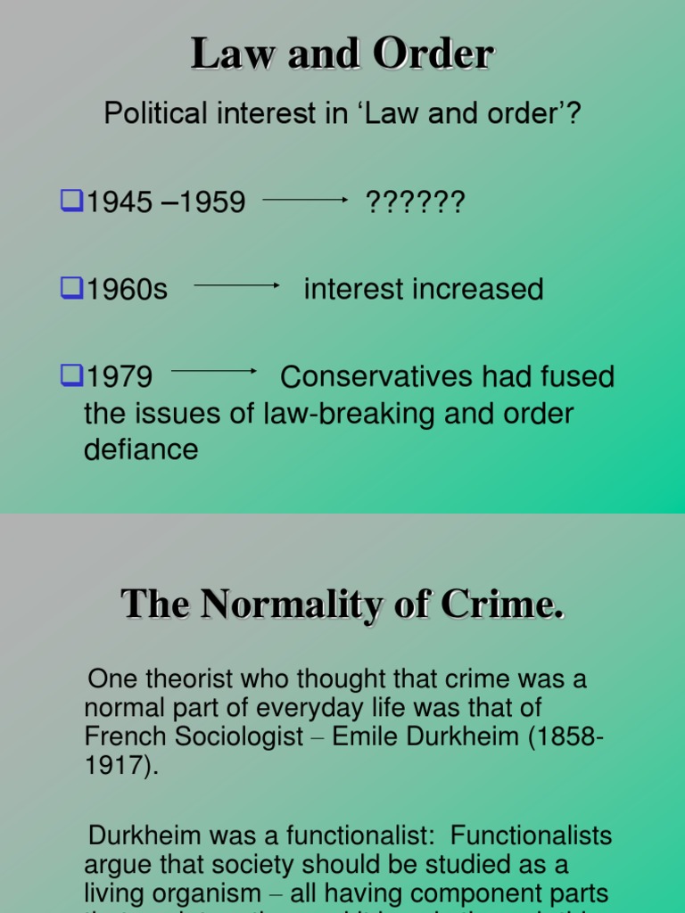 Understanding Law and Order Dynamics | PDF | Crime & Violence | Crime ...