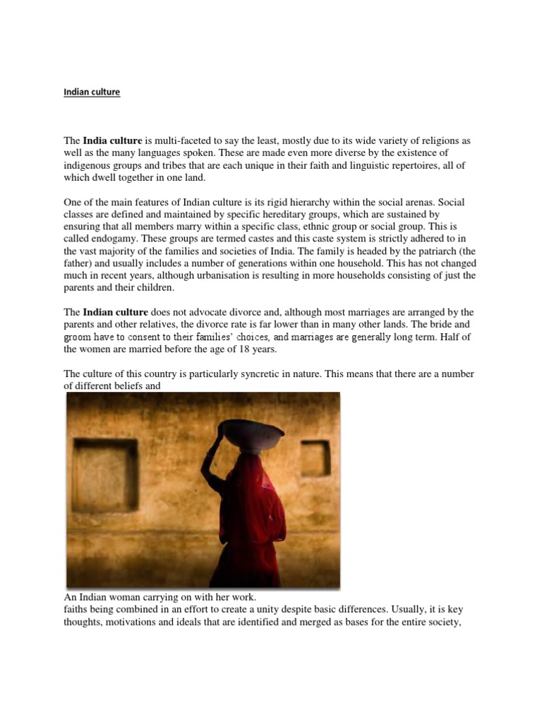 Project On Indian Culture | PDF | Swami Vivekananda | Curry