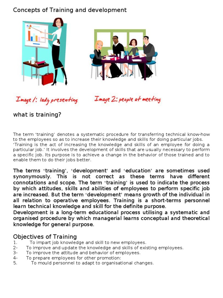Concepts of Training and Development | Mentorship | Apprenticeship ...