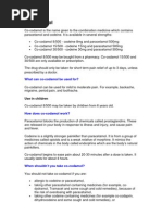 Panadeine Forte: Uses and Precautions | PDF | Analgesic | Opioid