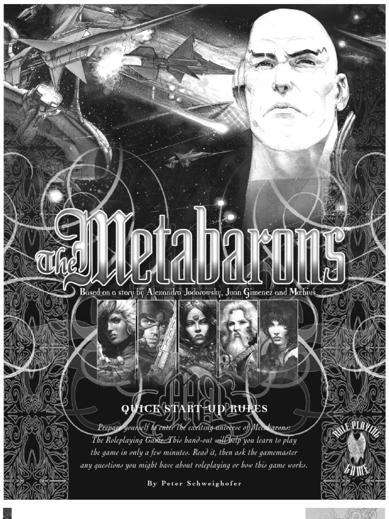 The Metabarons - Quick Start-Up Rules | PDF | Dice | Wound