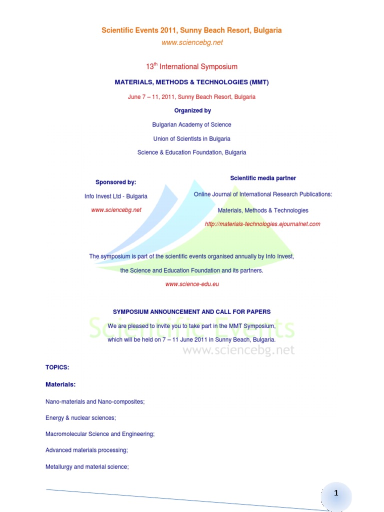 Materials&Technologies 2011 Eng | PDF | Innovation | Invoice