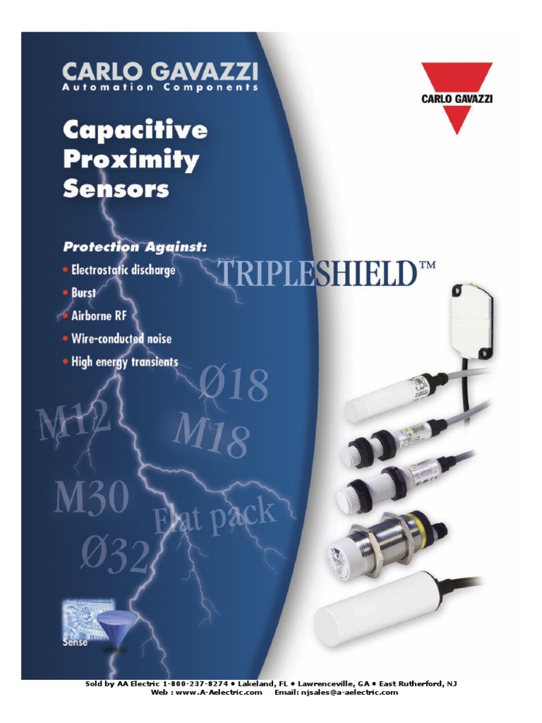Capacitive Prox | PDF | Relay | Capacitor
