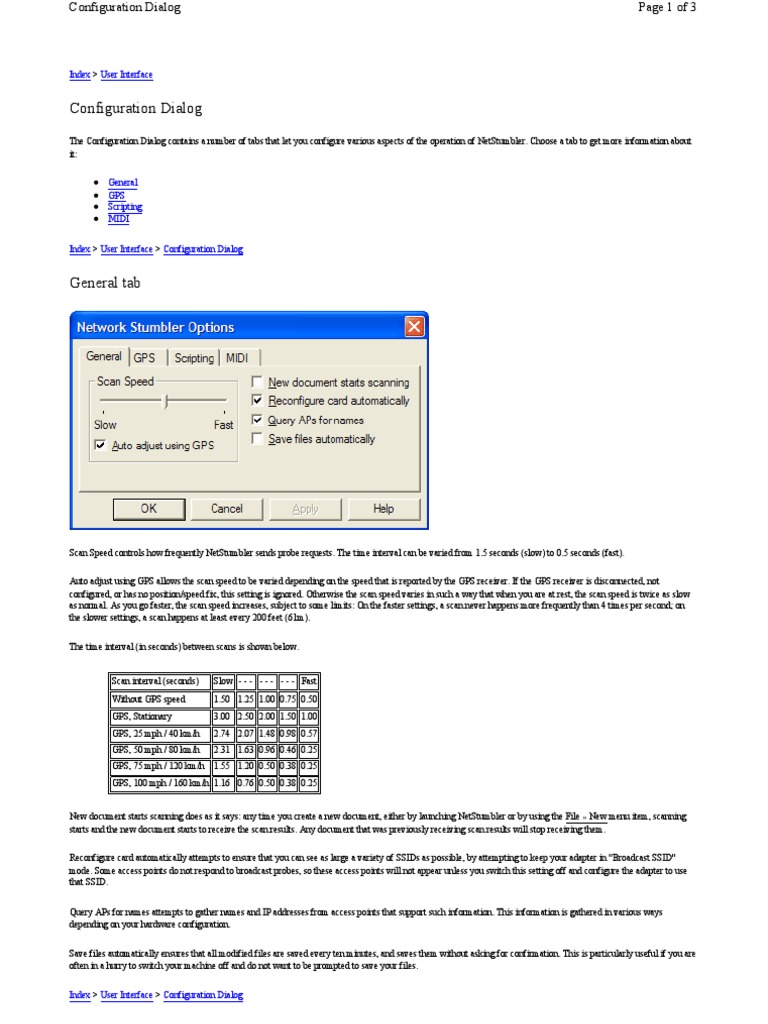 NetStumbler Guide2 | Download Free PDF | Bluetooth | Image Scanner