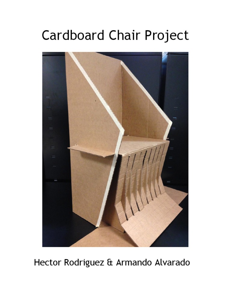 Cardboard Chair Project | PDF | Chair | Origami