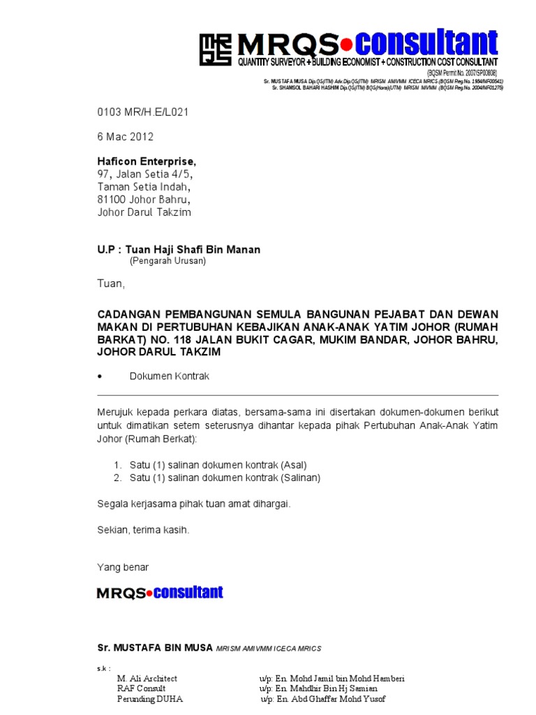 Dokumen Kontrak Mati Setem | PDF