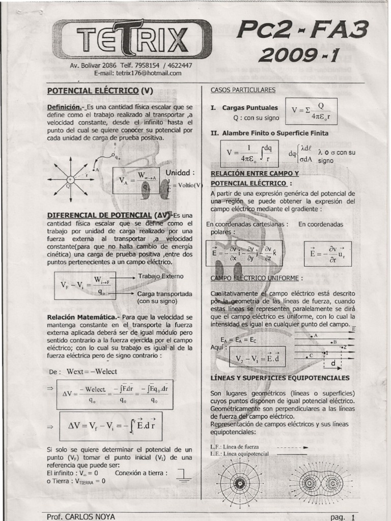 Material Tetrix de Fisica 3 | PDF | Métodos y materiales de enseñanza ...