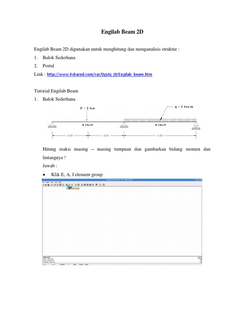 Engilab Beam 2D | PDF