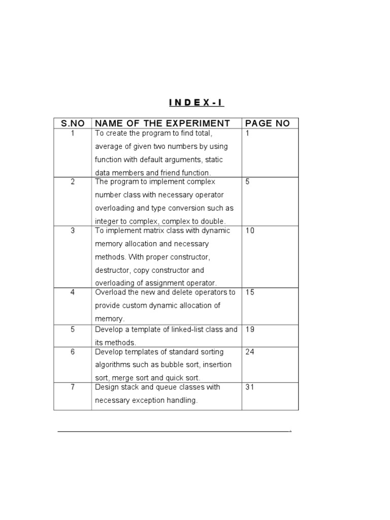 Oops Lab Manual Pdf Constructor Object Oriented Programming Programming