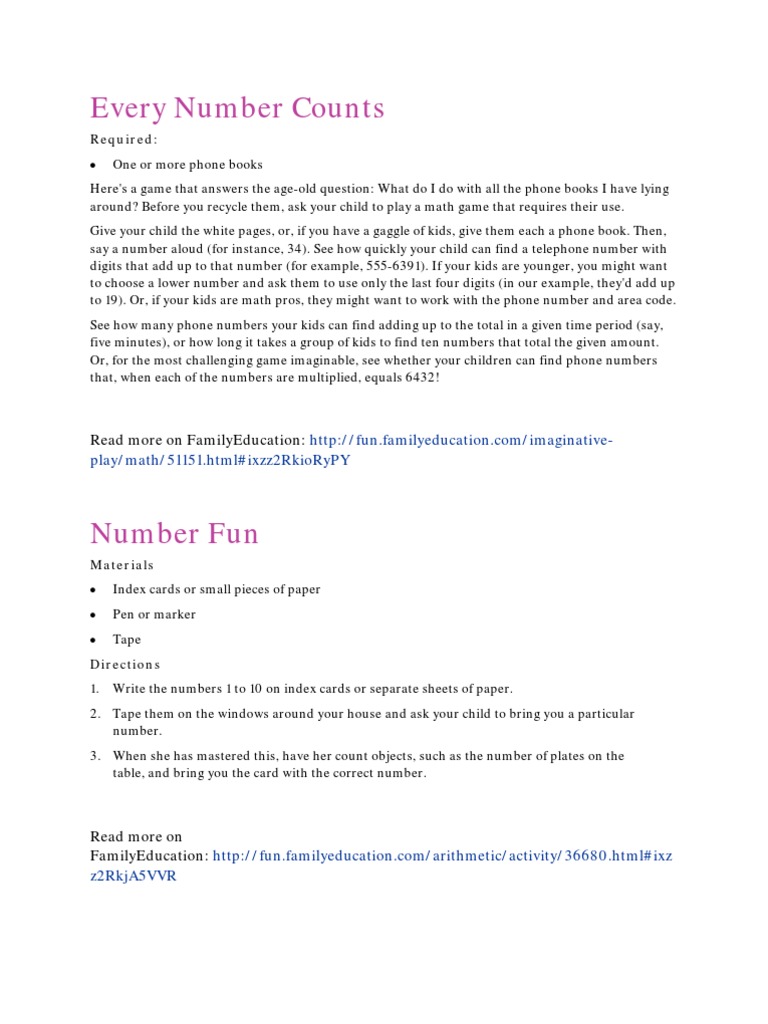 Every Number Counts | PDF | Cloud | Clock