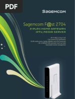 Sagemcom F@ST 3896: Very High Performance Triple-Play Home Gateway ...