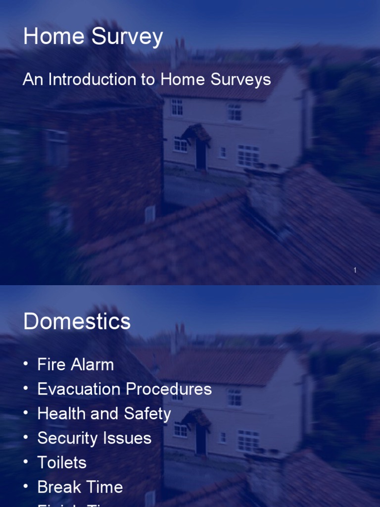 Home Security Survey Training Guide | PDF