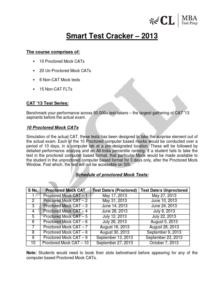 Smart Test Cracker - Note | PDF