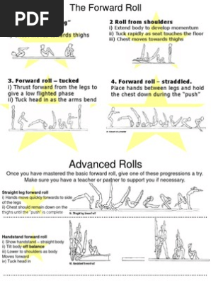 Gymnastics Handstand Forward Roll