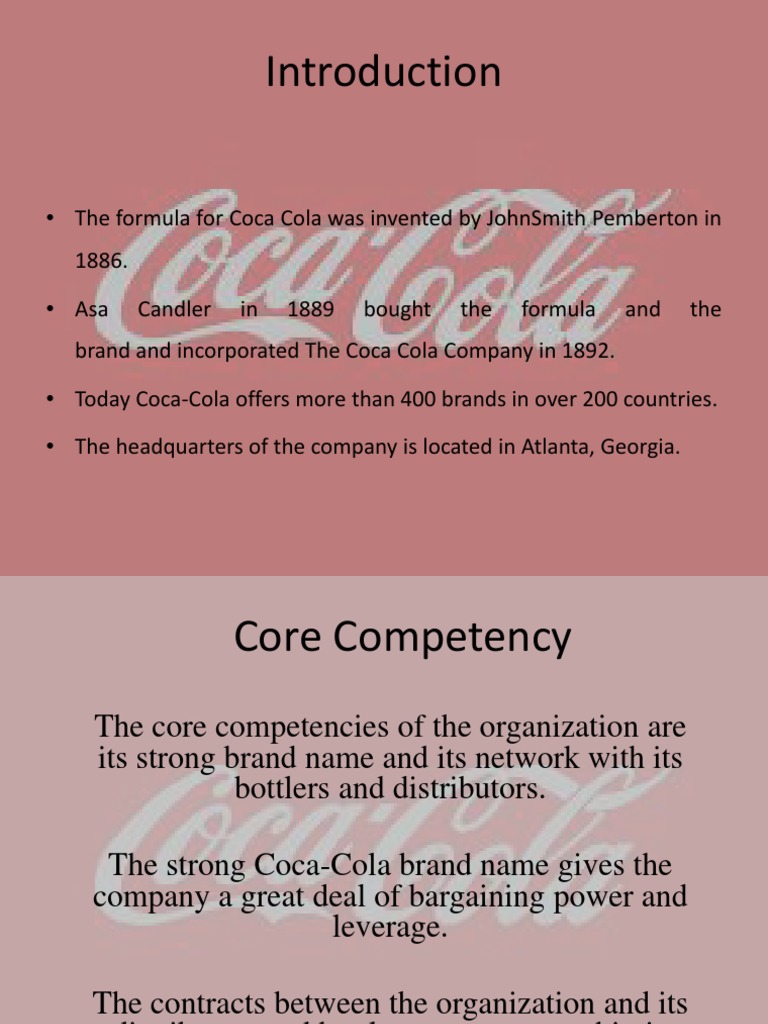 Introduction | PDF | Cola | Coca Cola