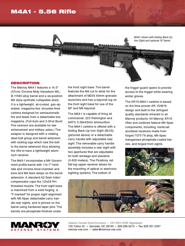 Manroy M4A1 | Personal Weapons | Firearm Components