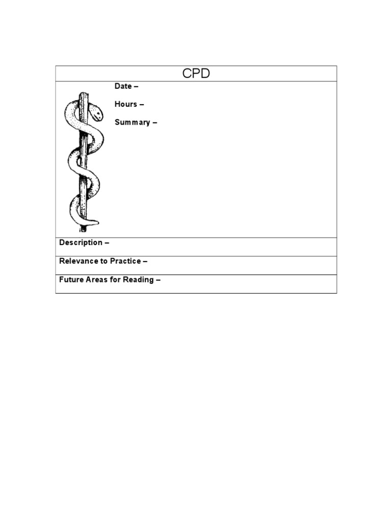 New CPD Template | PDF | Computers
