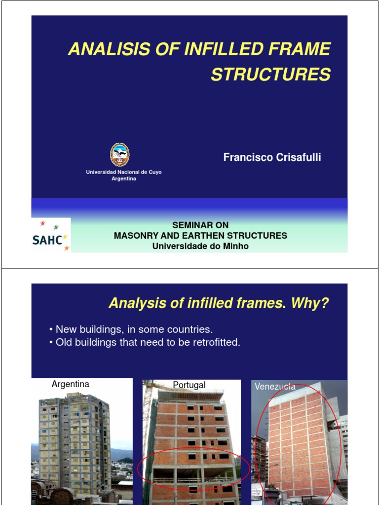 Crisafulli F.J. - PPT-Analysis of Infill Frame Structures | PDF ...