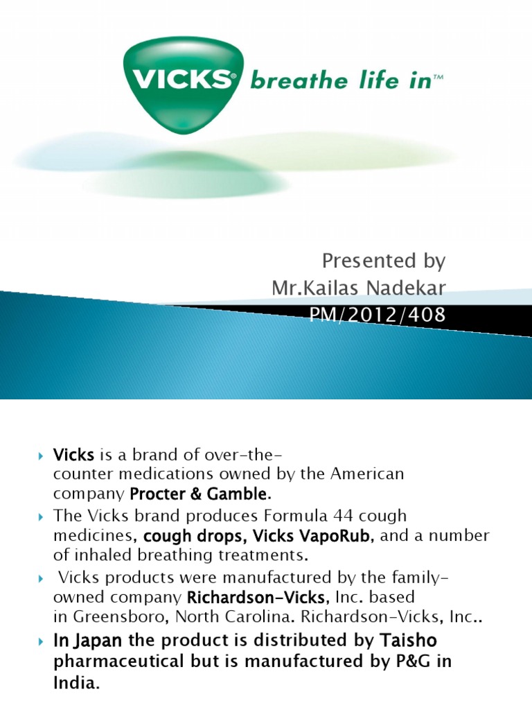 Vicks | PDF | Medicine | Health Treatment