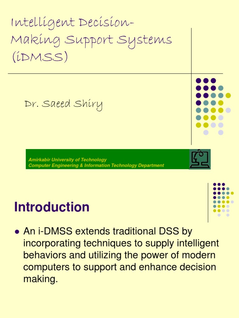 Intelligent Decision Support Systems | PDF | Test Set | Artificial ...