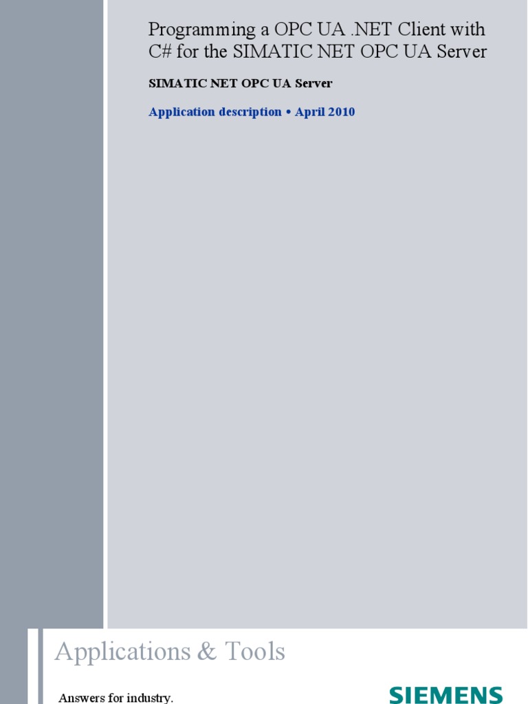 Opc Uaclient Doku v10 e | Download Free PDF | Component Object Model | Object (Computer Science)