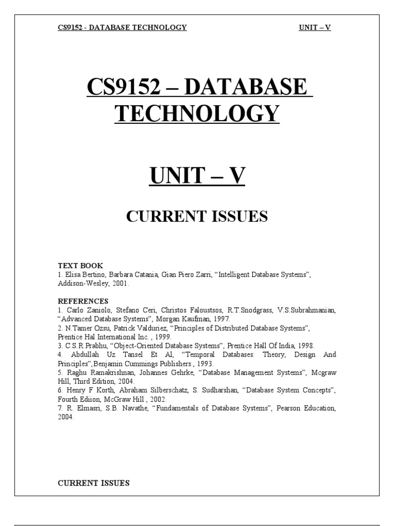 DBT Unit V Notes | PDF