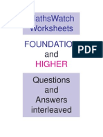 Edexcel GCSE Maths Non-Calculator Topics | PDF | Quadratic Equation ...