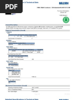 1.7 Belden 8760 Data Sheet | PDF | Wire | Electrical Conductor