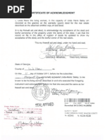 Acknowledgement of Deed-example | Deed | Notary Public