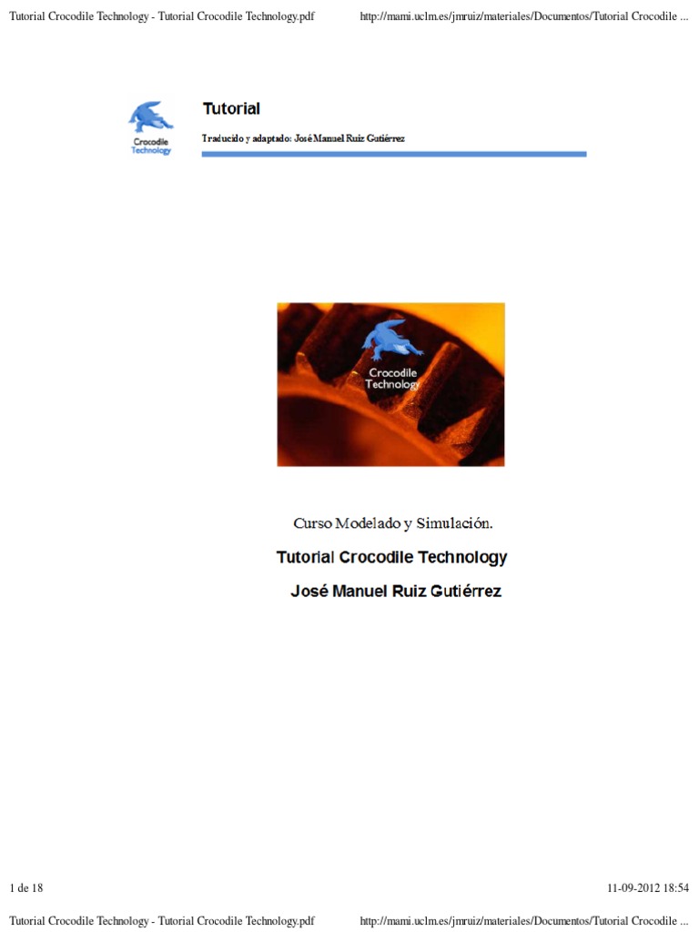 Crocodile Technology Tutorial Guide | PDF