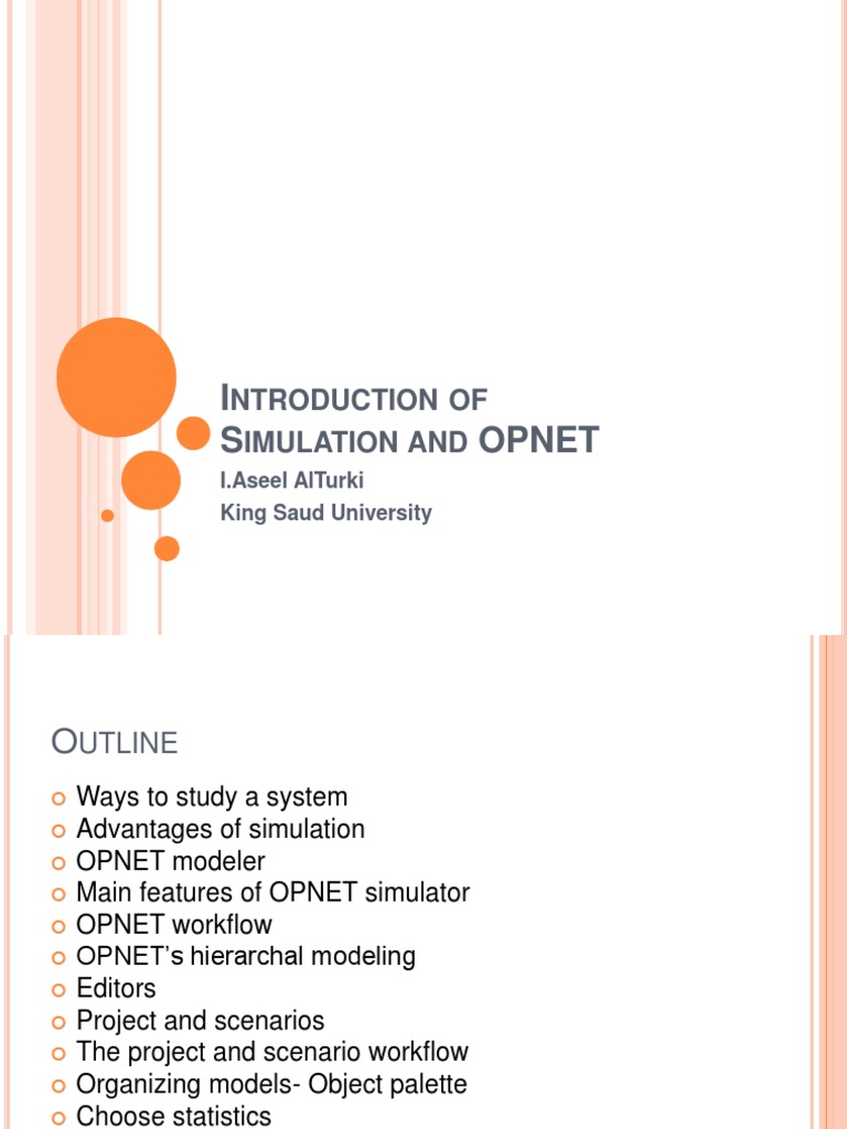 Introduction of Simulation and Opnet | PDF | Simulation | Network Topology