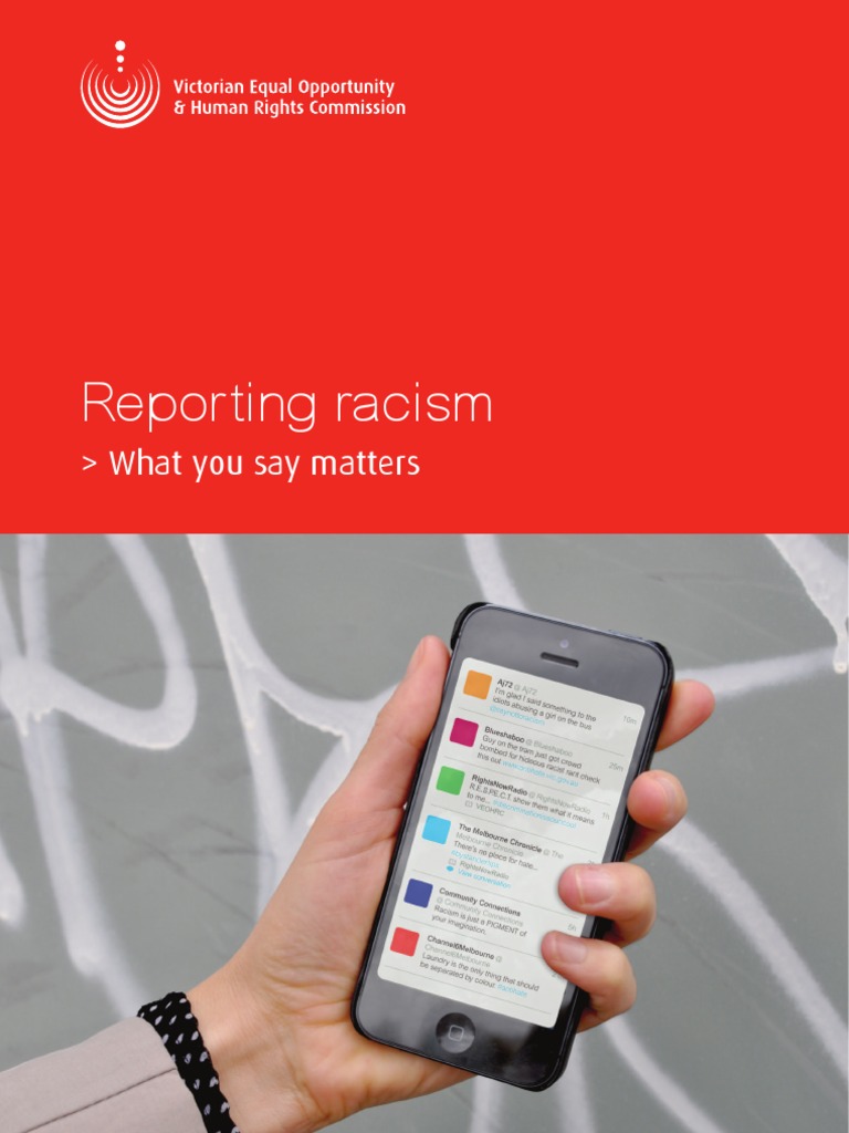Reporting Racism Report | PDF | Racism | Discrimination & Race Relations