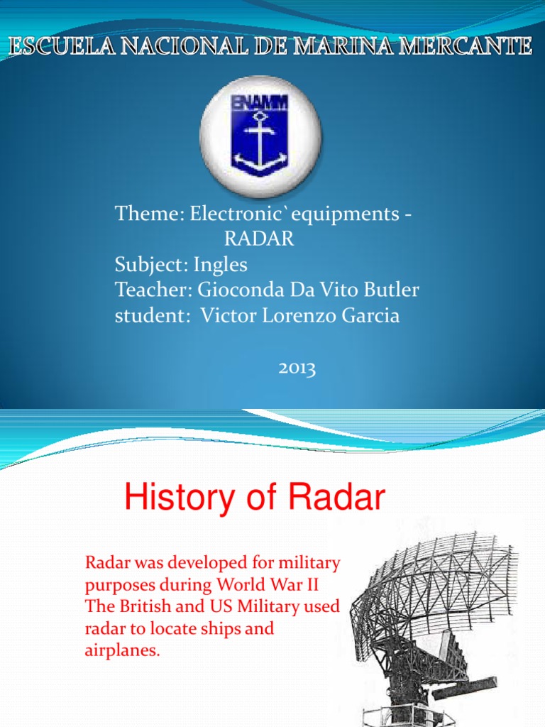 History and Functions of Radar | PDF