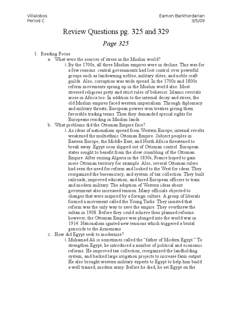 Decline of Muslim Empires and Reforms | PDF | Ottoman Empire | Egypt
