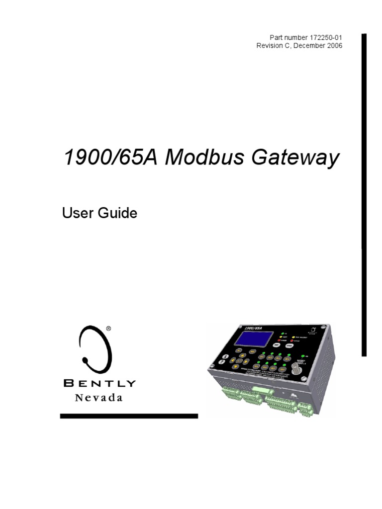 1900/65A Modbus Gateway: User Guide | PDF | Comma Separated Values | Computer Engineering